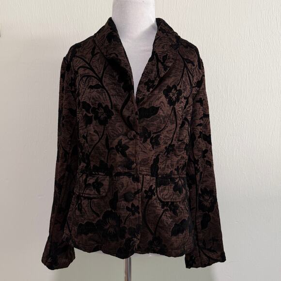 cut loose | Jackets & Coats | Vtg Cut Loose Jacquard Blazer Jacket S ...